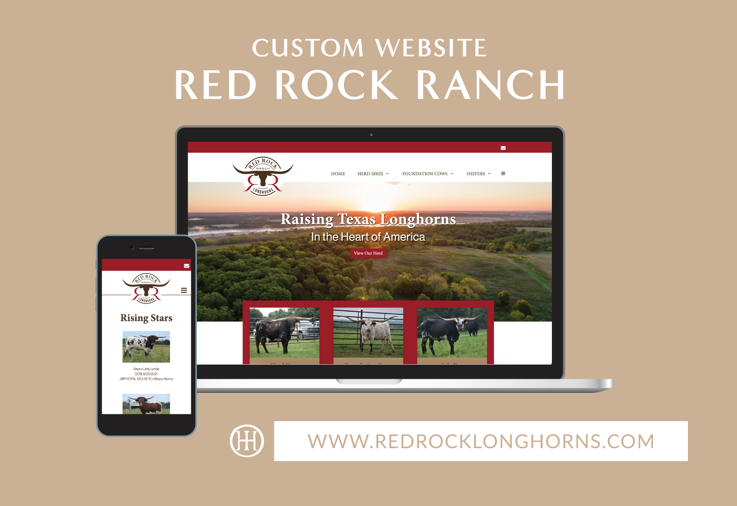 Custom Website: Red Rock Ranch