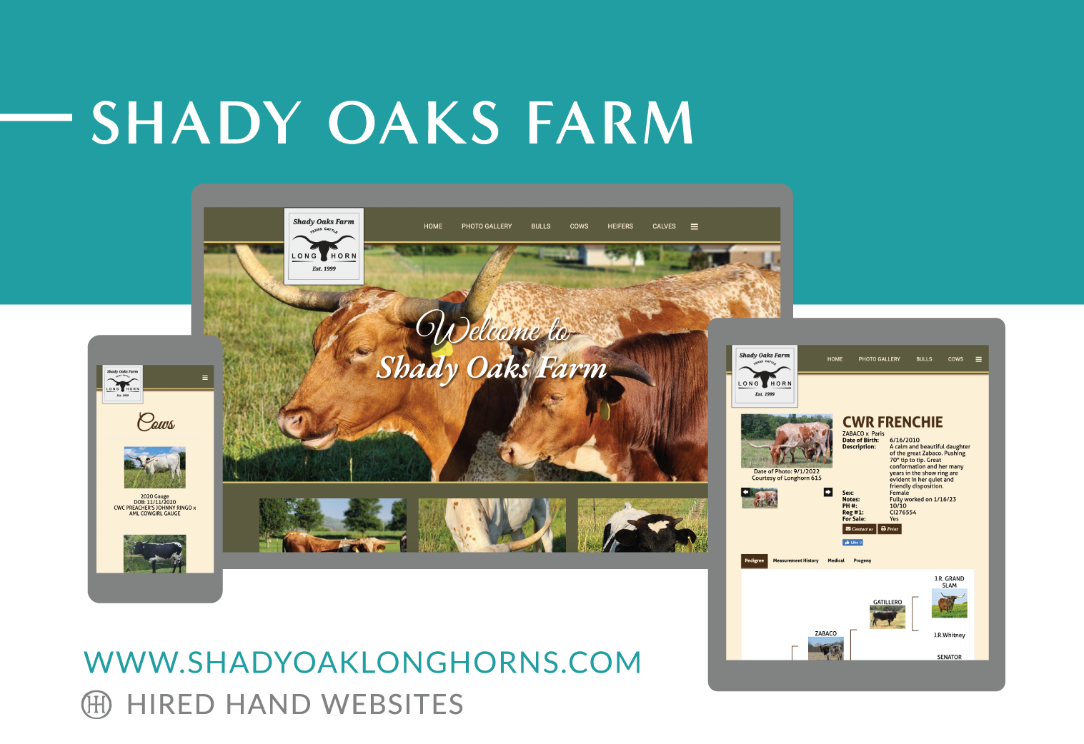Website Feature: Shady Oaks Farm