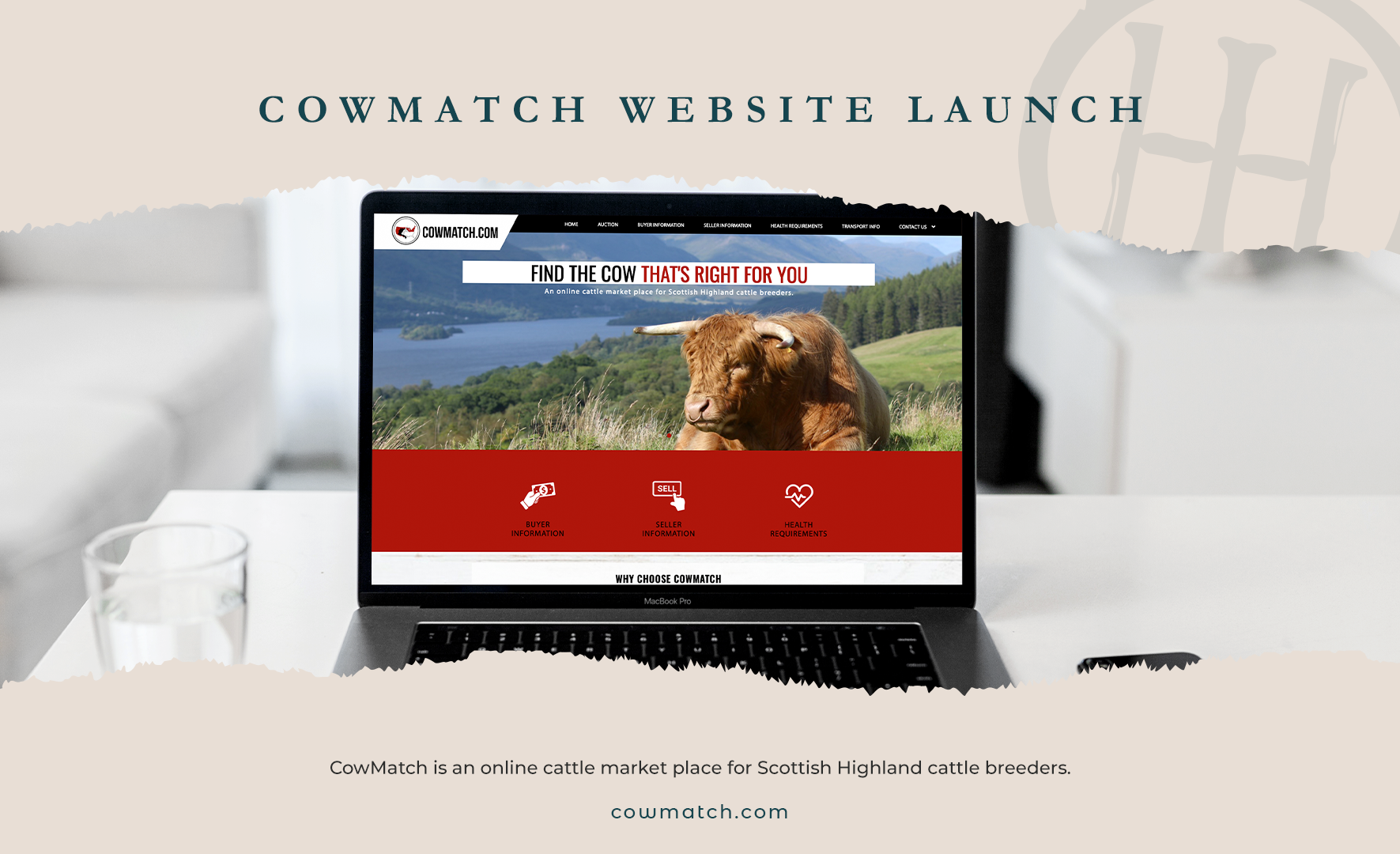CowMatch Website Launch