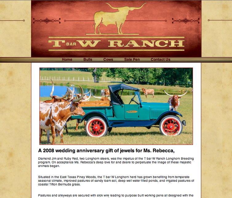 T Bar W Ranch, Lazy J Longhorns and Smith-Harris Century Ranch